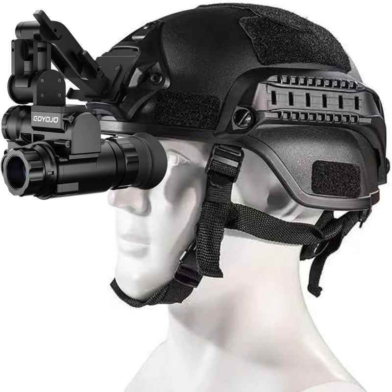 GOYOJO Night Vision Goggles Helmet-Mounted 1080P HD 6X Zoom Infrared ...