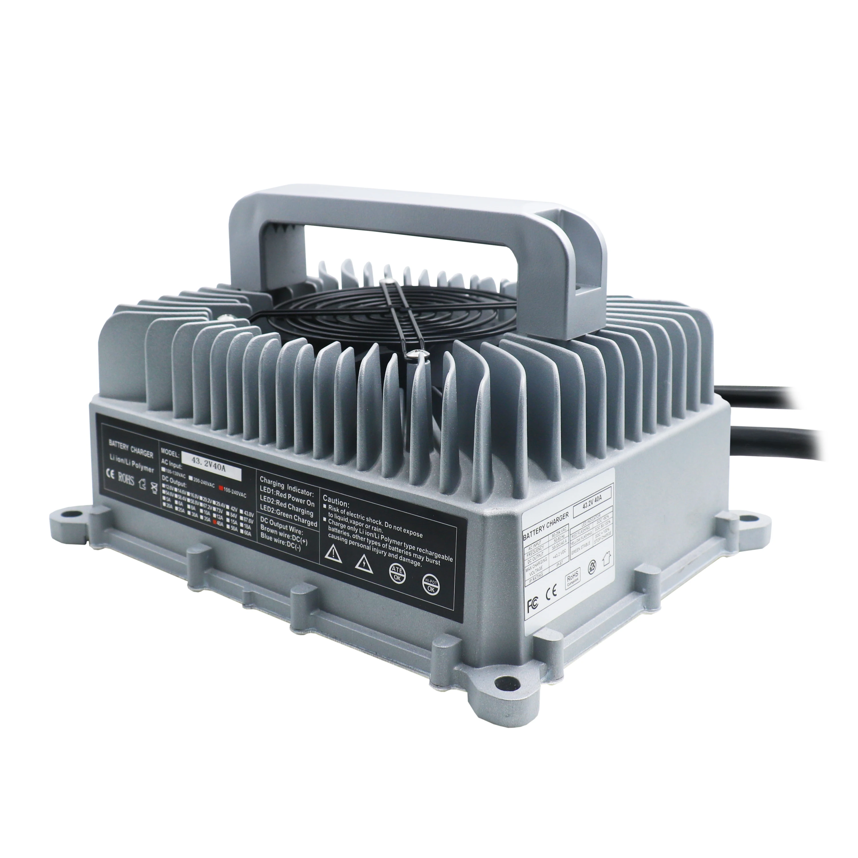 22S 92.4V 20A Lifepo4 IP67 Charger - 2KW Ev Onboard Solution