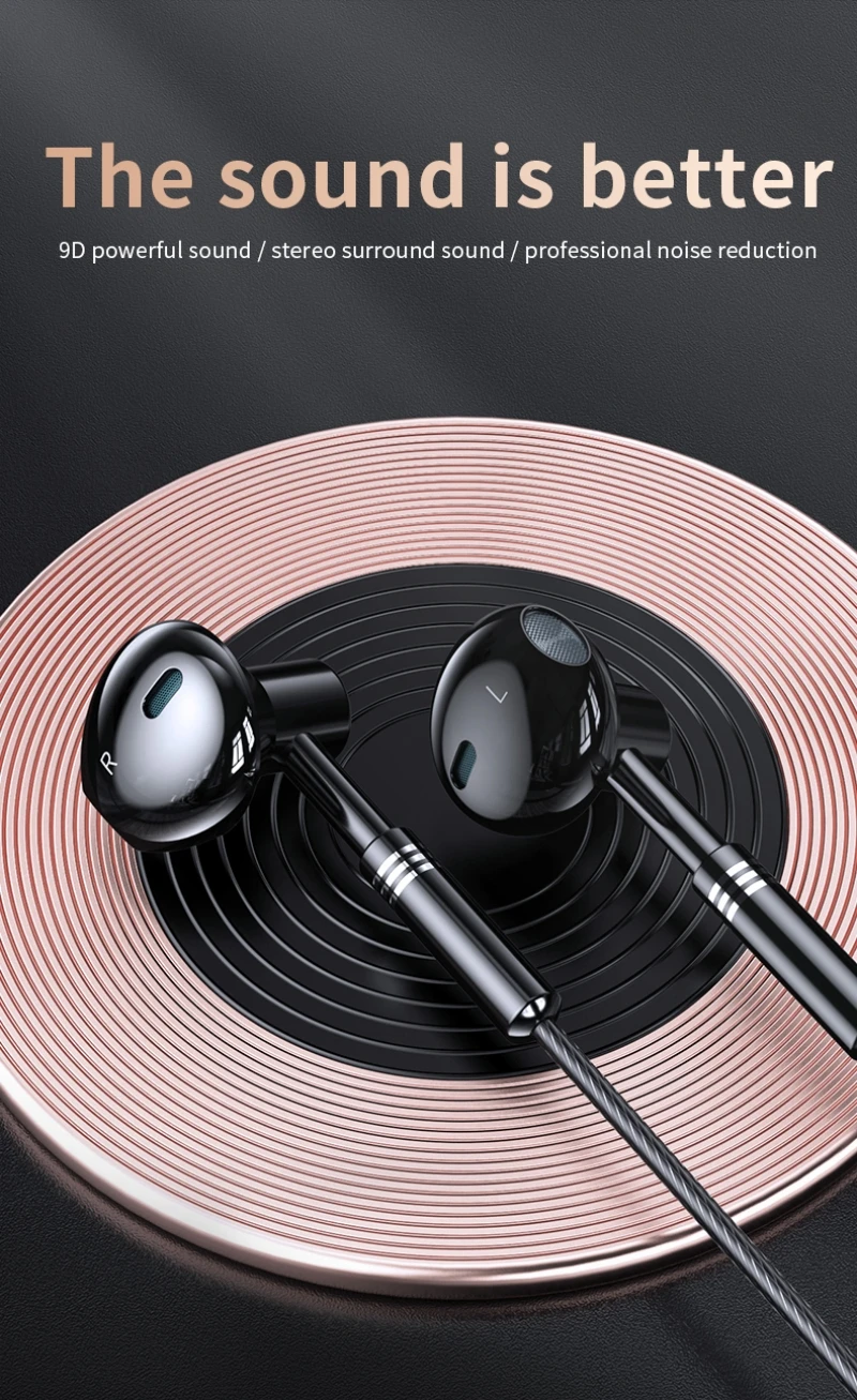 Digital Type C Earphones USB C Earbuds In-Ear Earpiece Stereo Headset ...