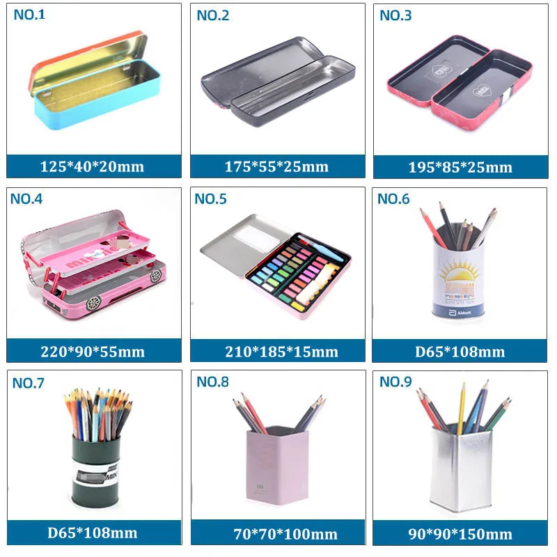 Custom Tin Pencil Case - Durable & Stylish Stationery