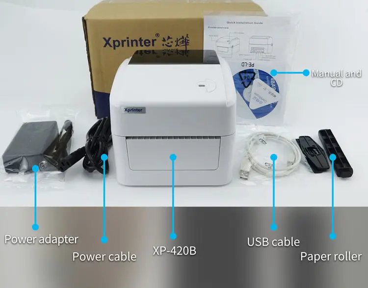 Xprinter XP-420B Thermal Label Printer - 4x6 Shipping Labels
