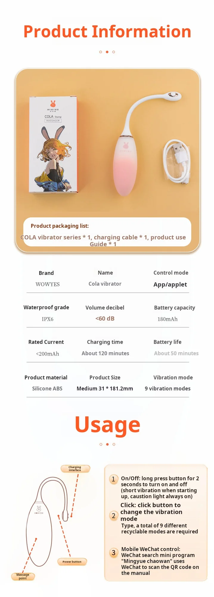 Coke Egg Jump Female Masturbation Device Adult App Remote Control Telescope Vibration Heating ...