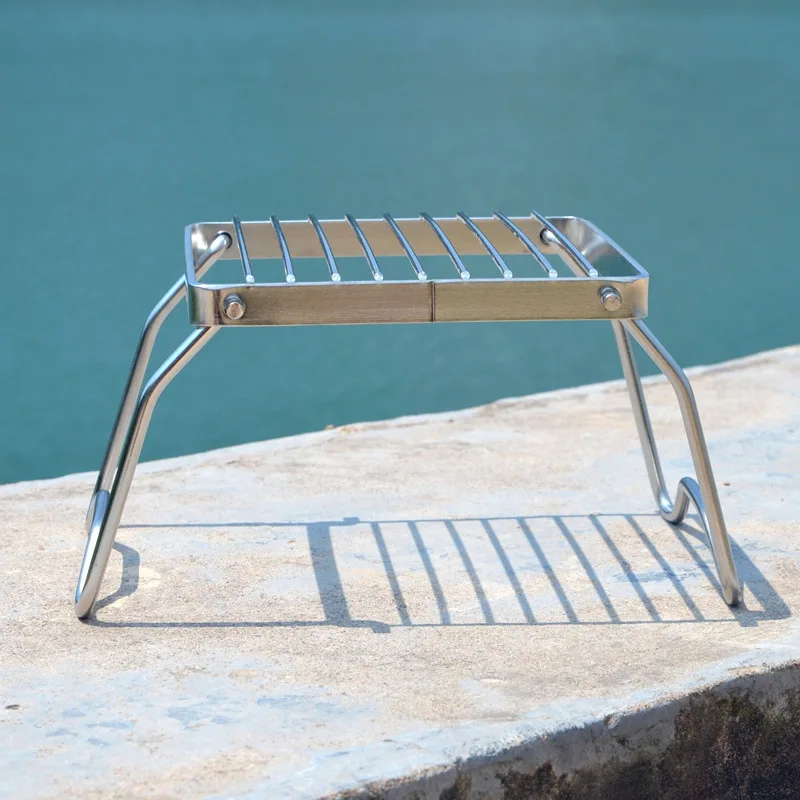 304 Stainless Steel Foldable Portable BBQ Grill Rack