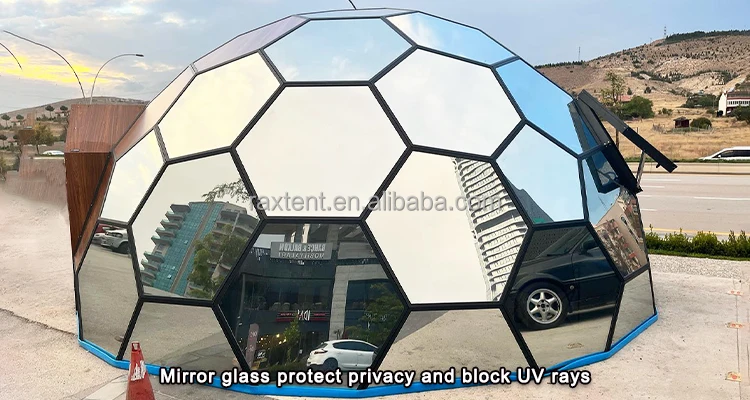7M Glamping Geodesic Dome House with Bathroom for Airbnb Resort ...