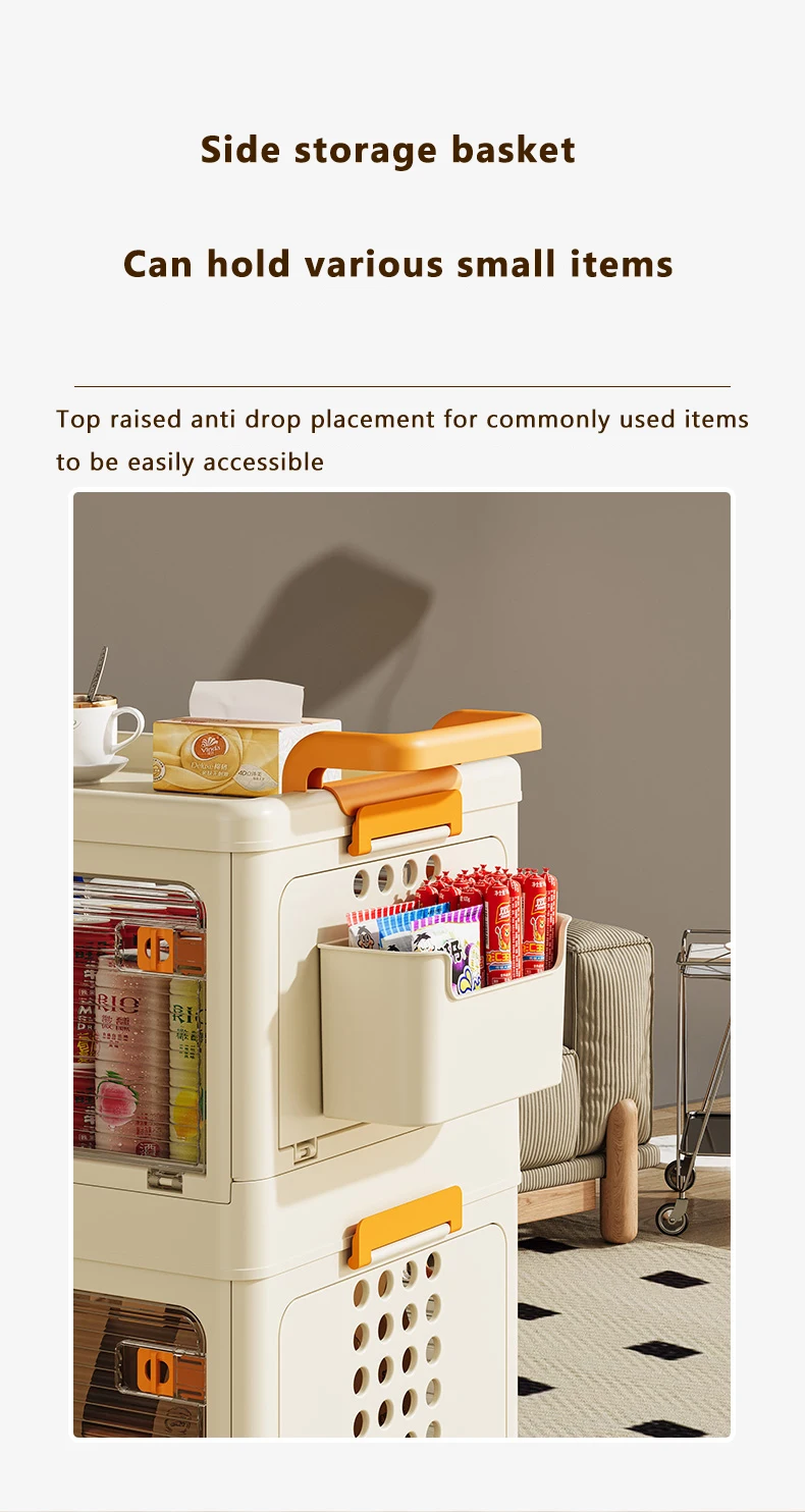 Bedside Bathroom Foldable Plastic Rack Makeup 4 Tier Kitchen 3 Tier ...