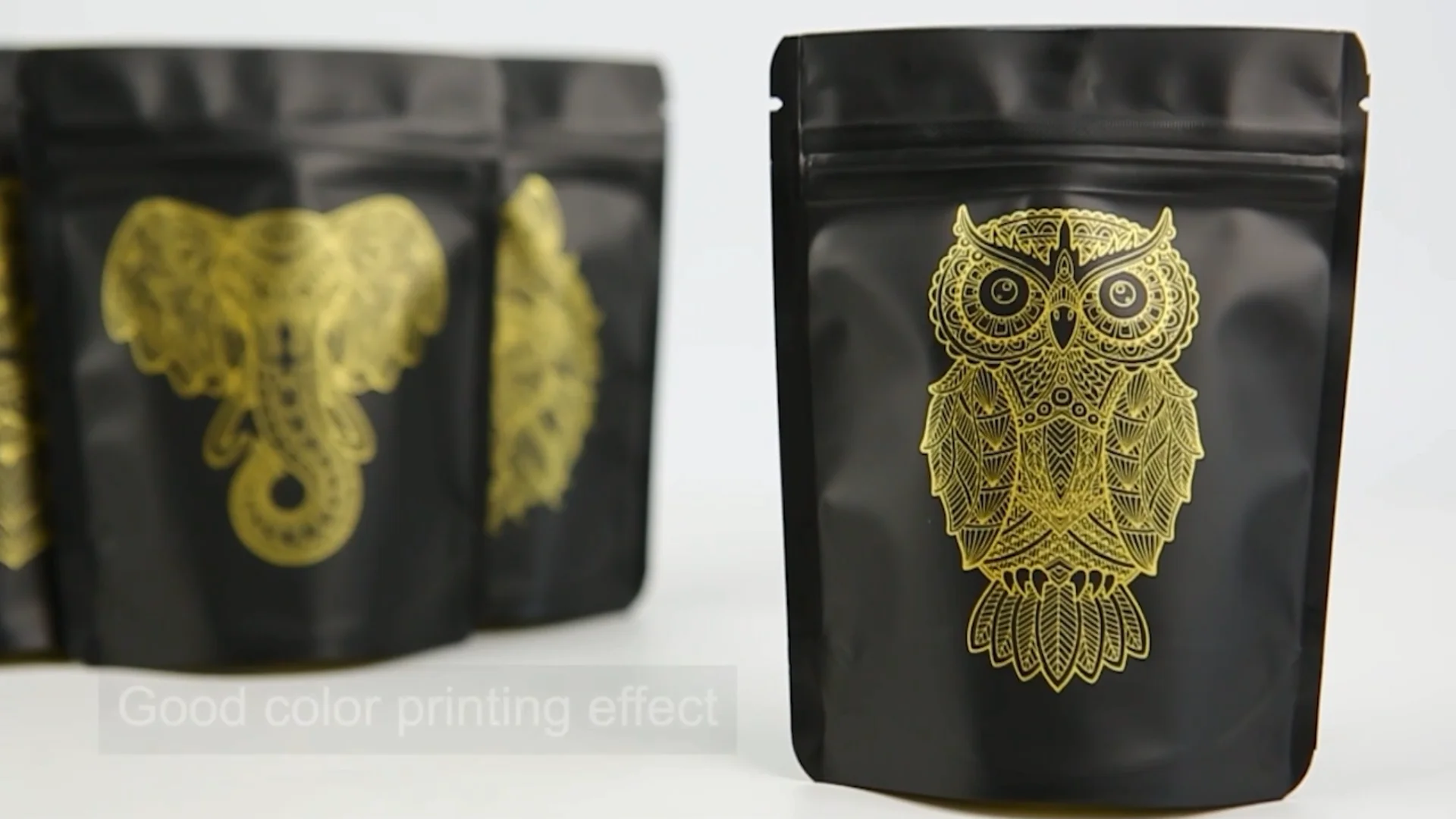 Aluminum Foil Lined Stand Up Pouch Custom Soft Touch Bag Smell Proof ...