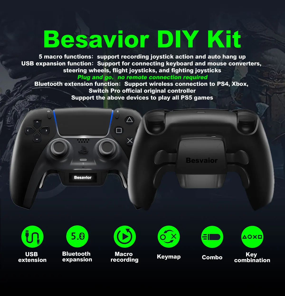 PS5 Back Button Controller - Enhance Your Gaming Experience