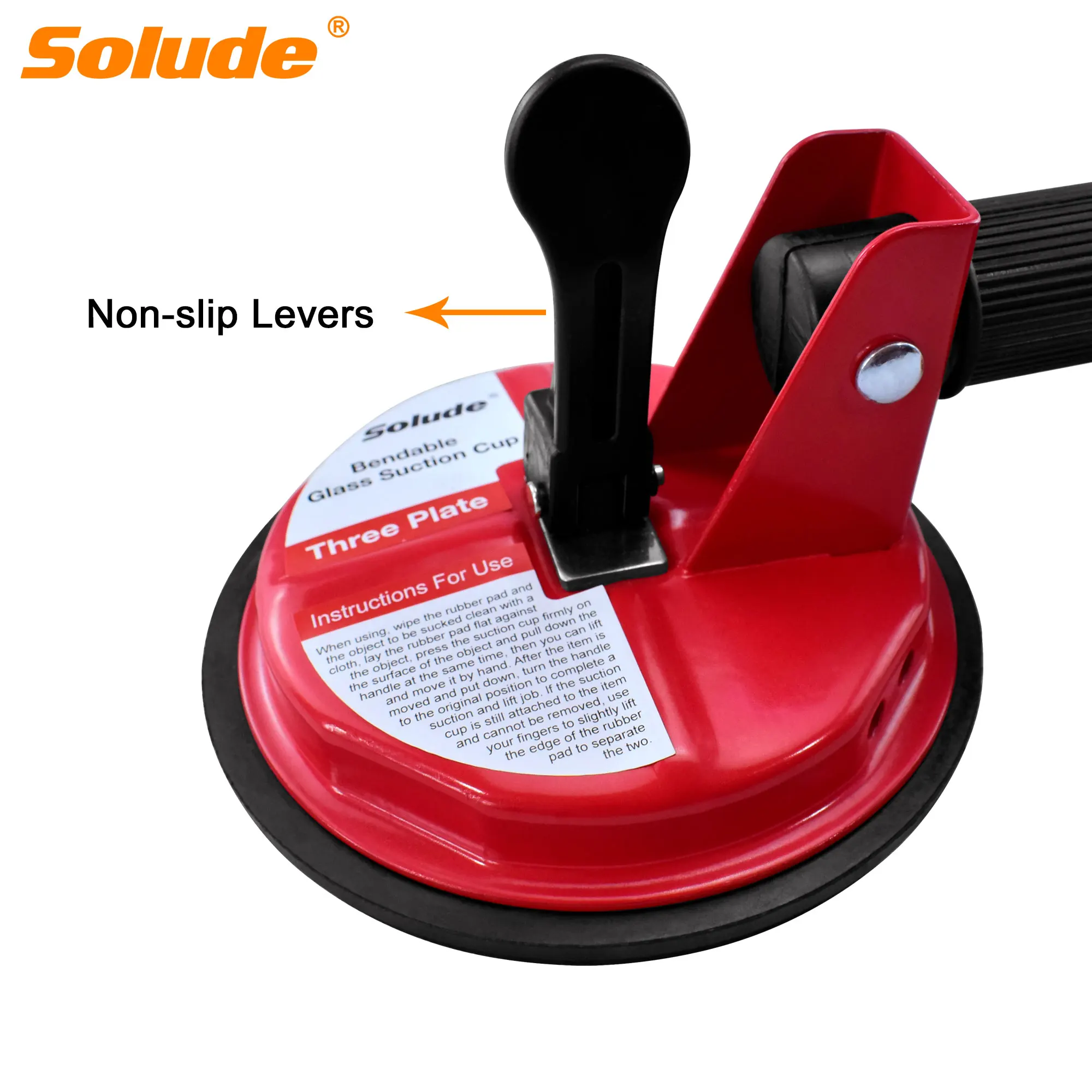 Glass Suction Cup IMT 4.5" Lifter - T-Handle Vacuum Pump For Flat ...