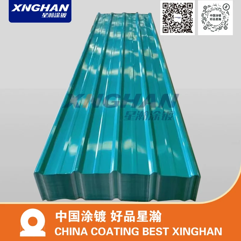 Gi Corrugated Steel Sheet Roofing Sheet Prepainted Corrugated Gi Color ...