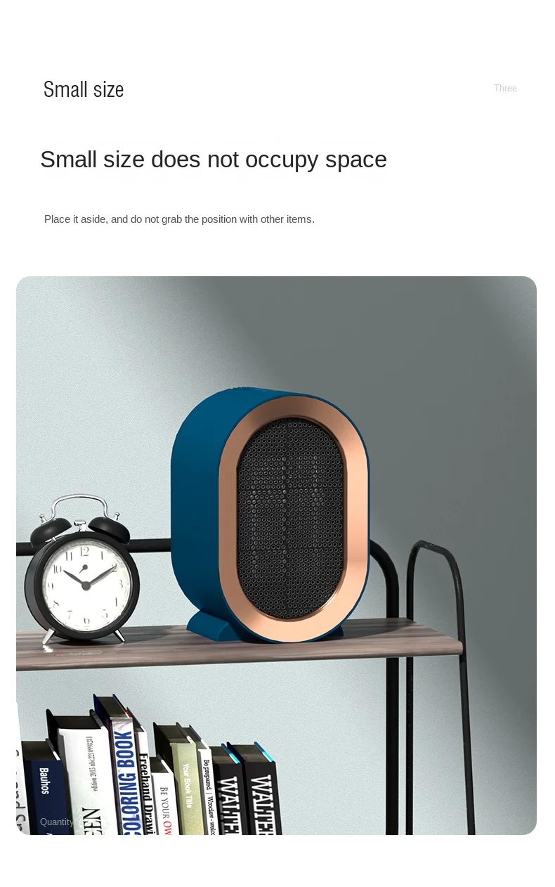 Wholesale Mini Air Personal Portable Warm Ptc Fan Economic Small Space ...