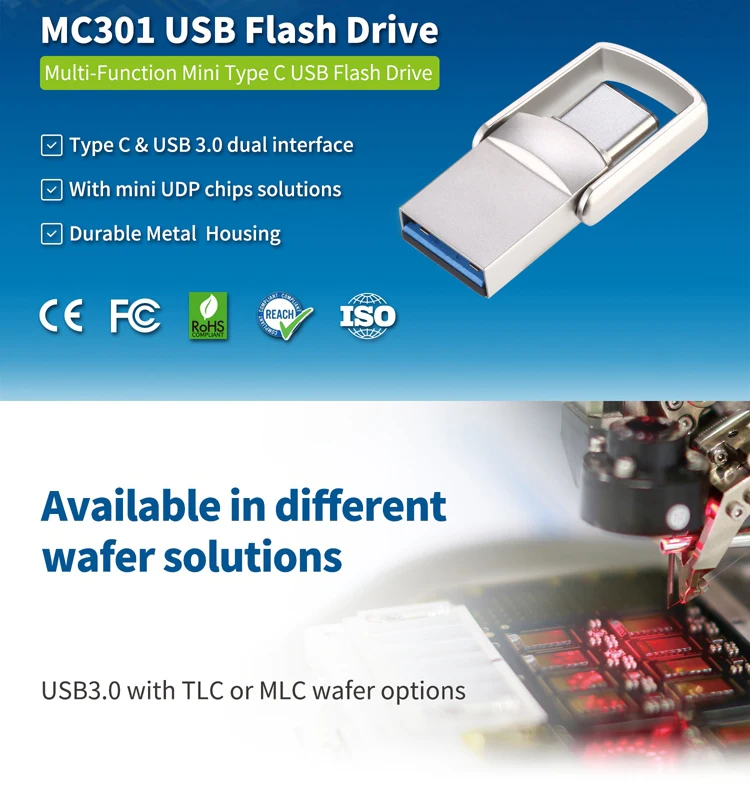 Wholesale 2 in 1 Mini OTG Usb Flash Drive Pen 8Gb 16Gb 32Gb 64Gb 128Gb ...