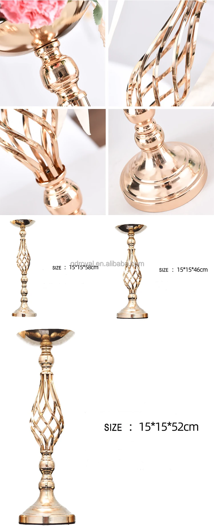 Wedding Centerpieces & Table Decorations - Metal Flower Stands