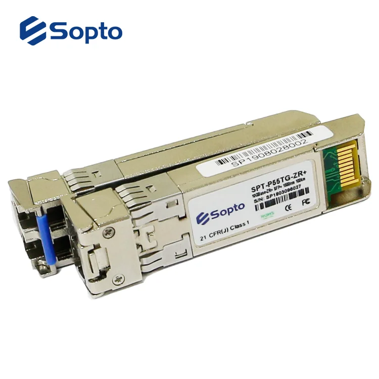 Alibaba.com: Sopto 10GBASE-ER SFP+ transceiver, 1550nm, 100km reach, LC ...