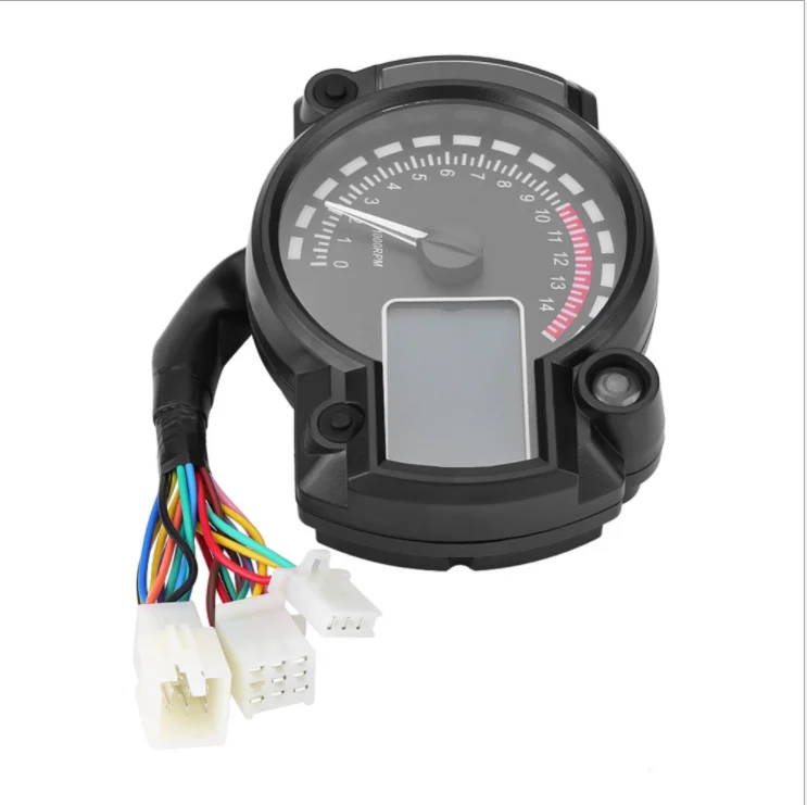 Color Tachometer Universal Motorcycle Digital Speedometer for Sunlight ...