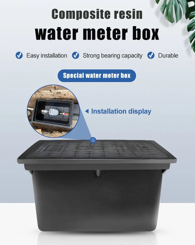 Plastic Water Meter Box with Key | Outdoor IP68 Waterproof Meter Cover ...