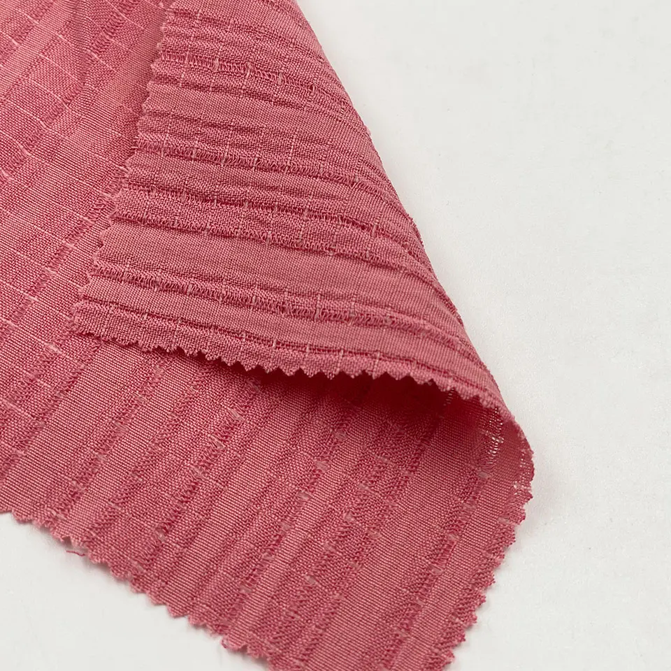 Shop Our Pure Color Dobby Seersucker Wrinkle Texture Fabric