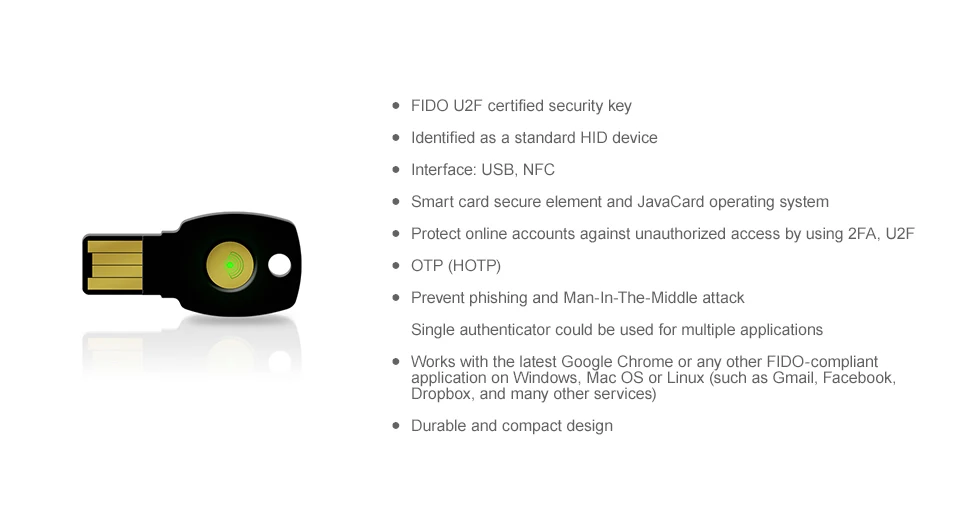 EPass USB Security Key FIDO2 FIDO U2F NFC K9| Alibaba.com
