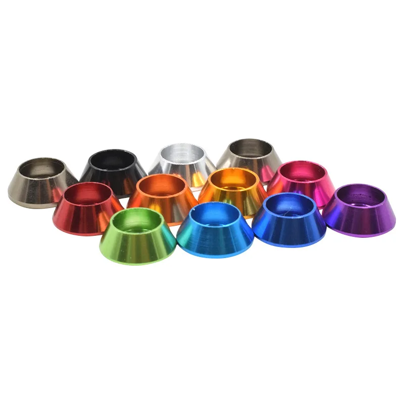 CNC Anodized Color Countersunk Washers M6 JDM Modification
