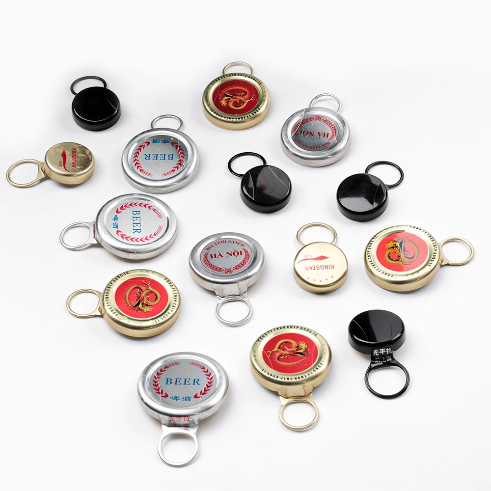 Factory Price Ring Pull Bottle Caps Aluminium Maxi Crown Cap for Beer ...