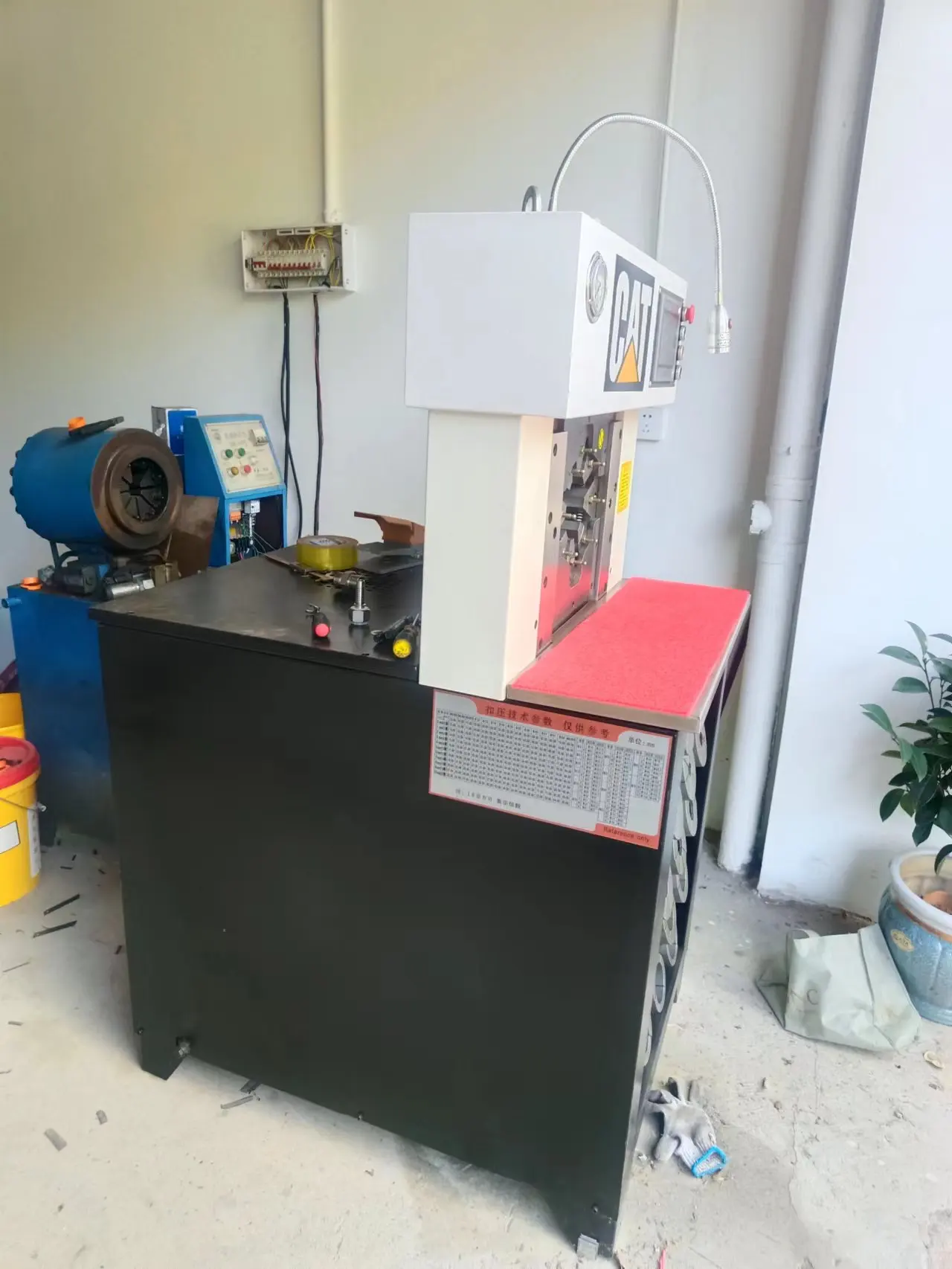 CAT120 Crimping Machine - High Pressure Hydraulic Hose Pressing