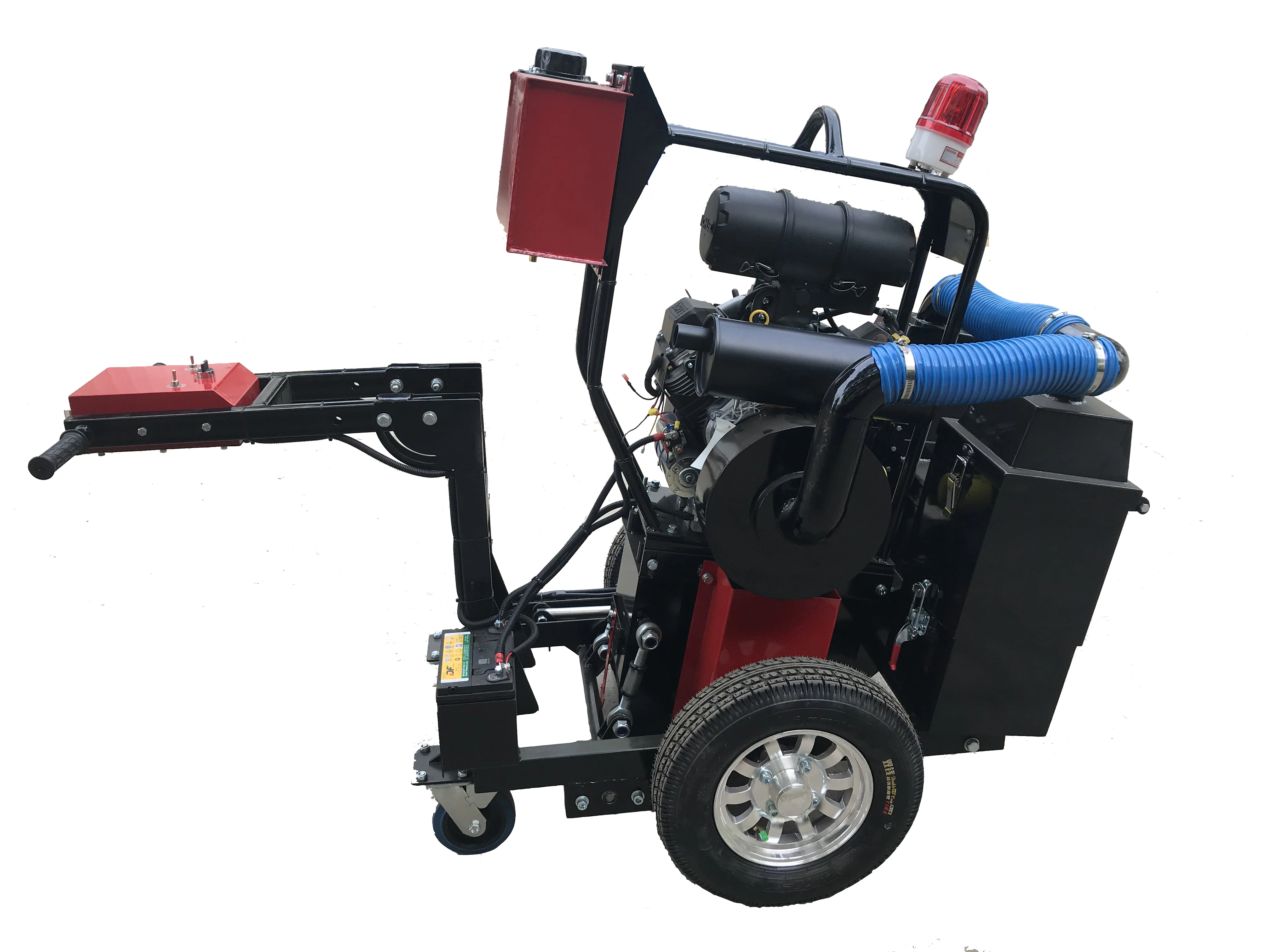 Longshun Asphalt Concrete Pavement Slotting Machine Hand-push Dust ...