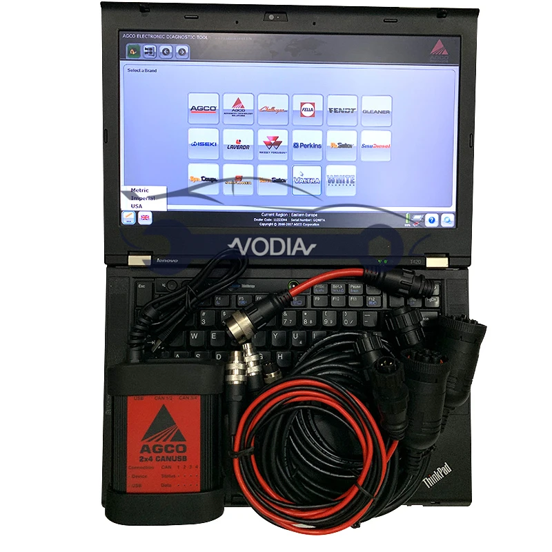 T420 Laptop Full Set Truck Diagnosis Canusb Agco Diagnostic Tool For ...
