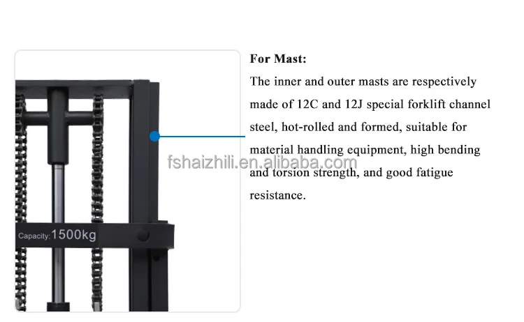 2024 Walkie Stacker Folk Lift - Efficient Electric Pallet Stacker