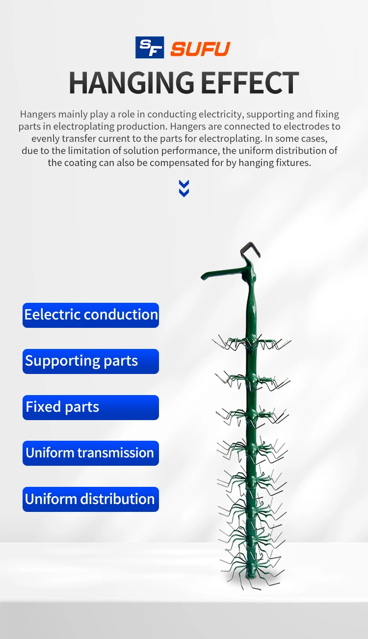 Plating Rack Zinc Nickel Alloy Assisted Anode For Automotive Parts ...