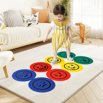 Education Floor Classroom Decor Hand Foot Hopscotch Boosting Gross ...