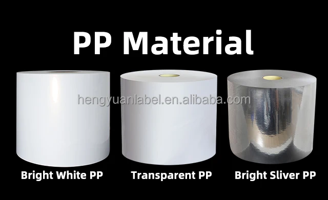 50um Clear Self Adhesive Roll Paper Transparent Pp White Glassine Jumbo ...