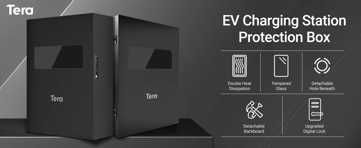 Ev Charger Station Protection Box Wall Mounted Tera Electric Charging ...