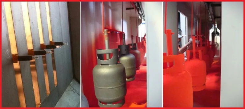 Automatic Powder Coating Spray Paint Booth for Cylindrical Tanks - COLO ...