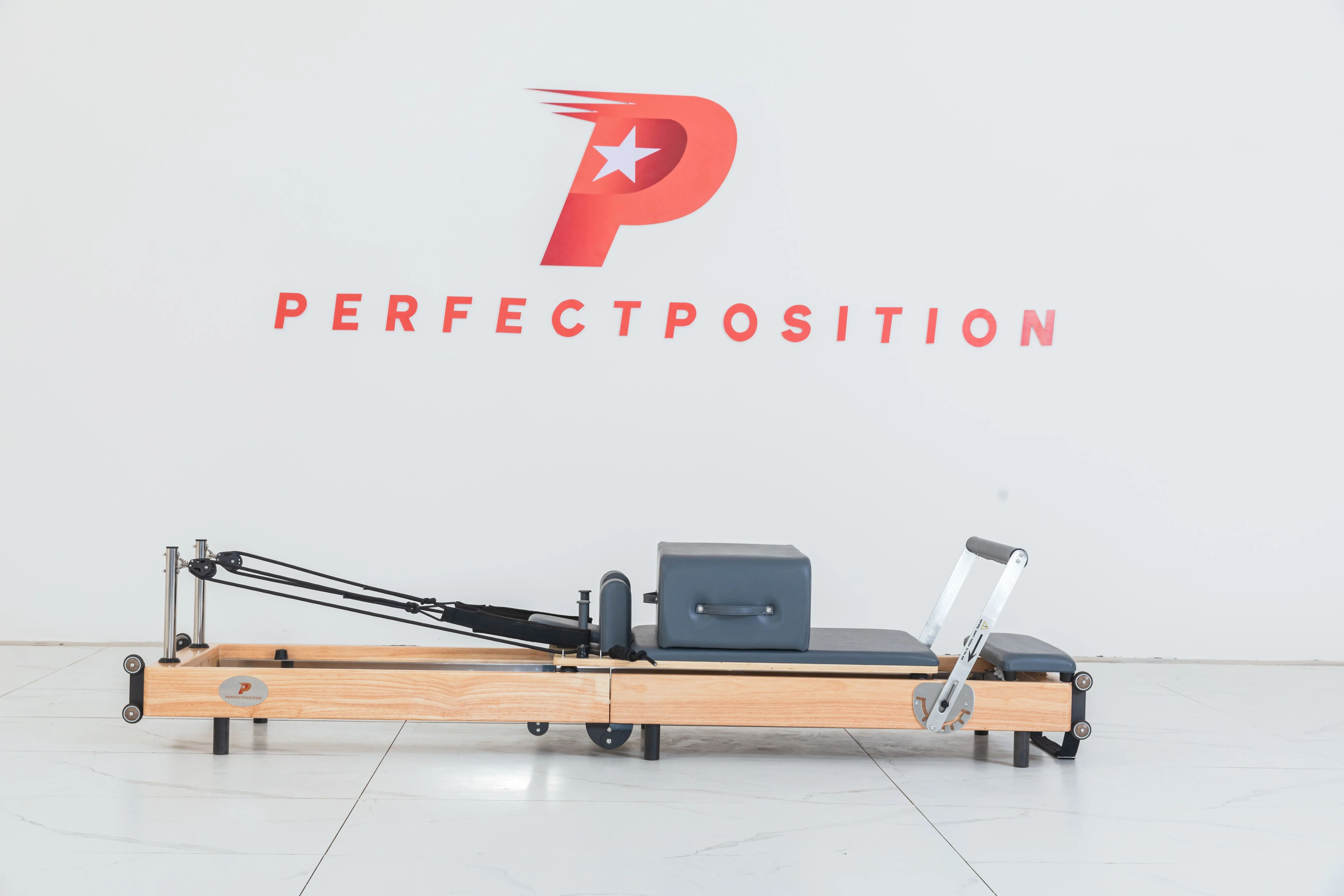 Oak Wood Training Yoga Fitness Machine - Portable Pilates Reformer