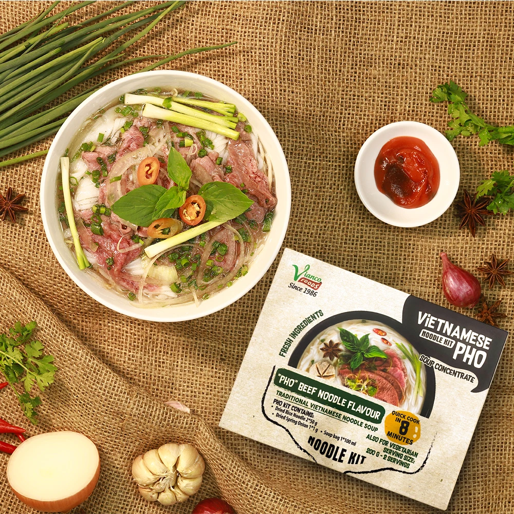 Vietnam Wholesale Pho Beef Noodle Kit 200gram Mixed Sauce Perfect ...
