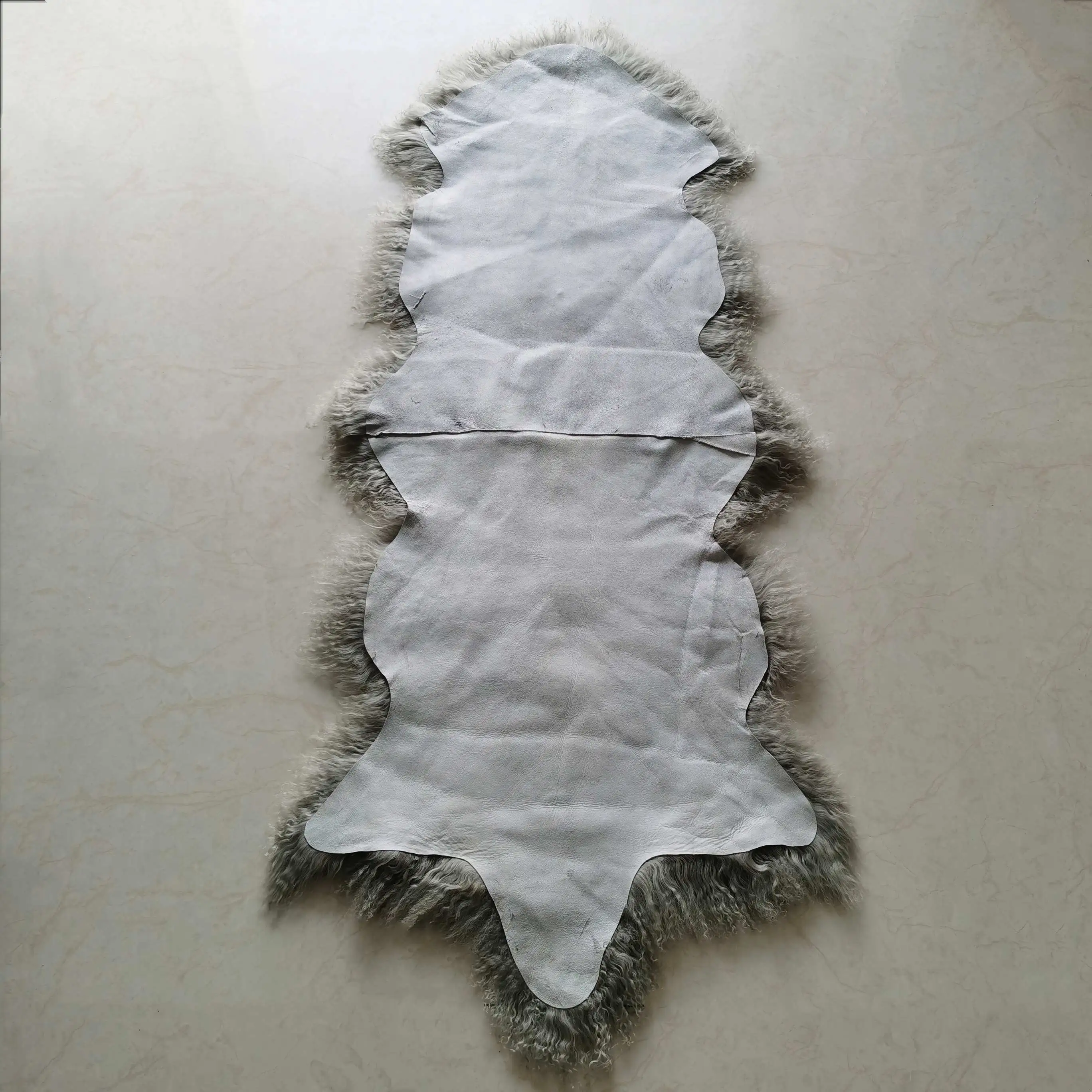 Genuine Mongolian Tibetan Sheep Wool Rug - Soft & Durable