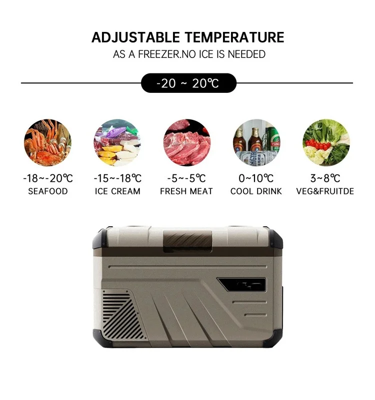 Outdoor Portable Refrigerator 35 Liters Camping Refrigerator And ...