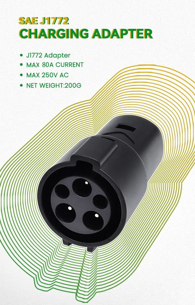 Timeyes Electric Vehicle NACS Connector SAE J1772 Adapter Type 1 to ...