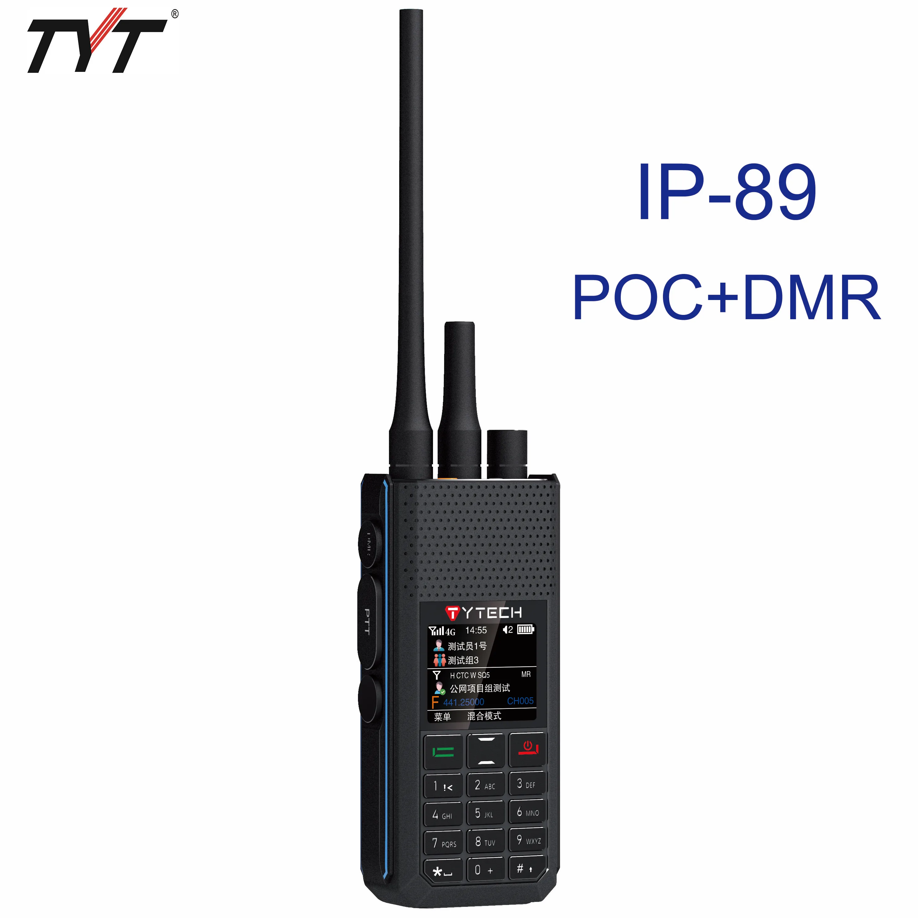 TYT IIP-89 Dual Mode POC+DMR Radio - GPS Tracking & 4G