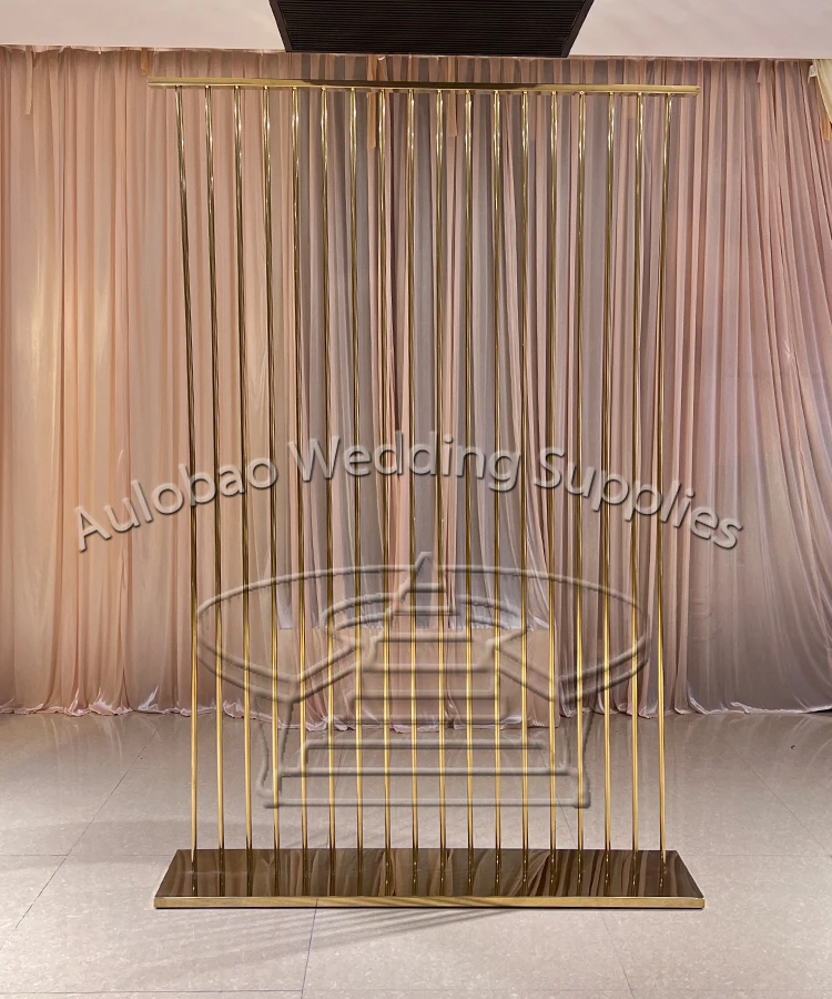 Tubes Panel Rectangle Shape Wedding Decoration Stainless Steel ...