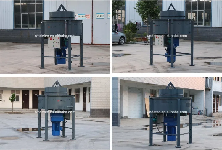 1000kg Portable Electric Motor Mortar Castable Refractory Pan Mixer ...