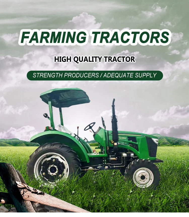 90hp Tracteur Agricole 4x4 - Multifunctional Chinese Brand