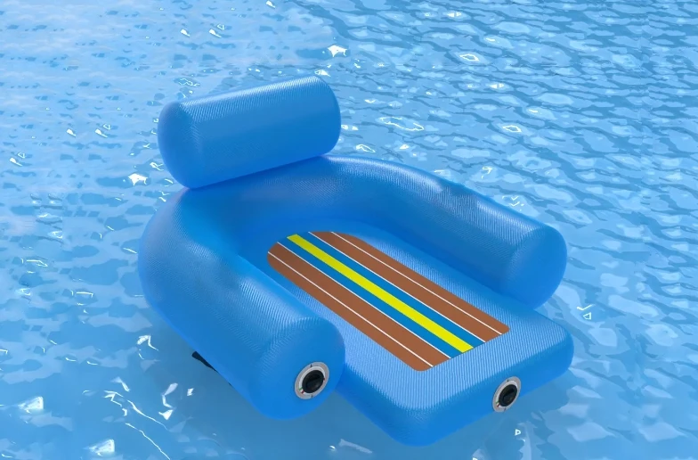 Water Play Dock Inflatable Raft DWF Boat Single Floating Row Bed for ...