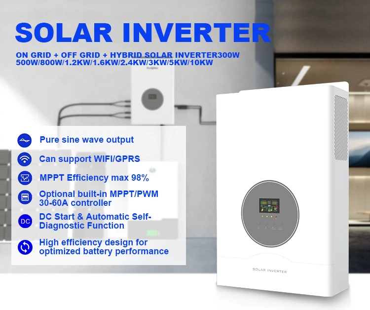 10kw Microinverter 500w Power Off Grid 5kw Hybrid 10kw 48v 8000w System Solar Inverter Powmr ...