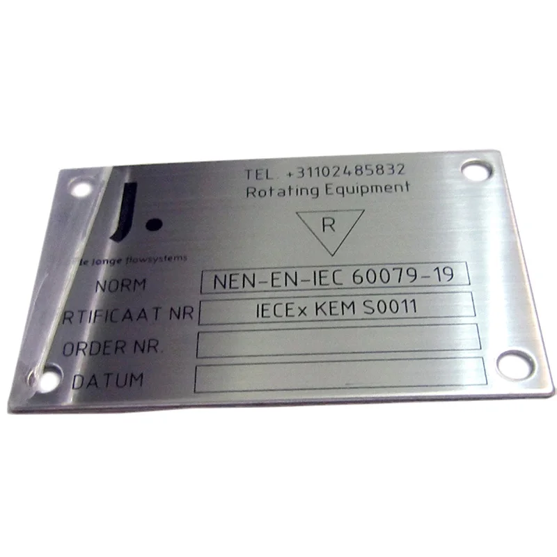 Custom Metal Aluminum Nameplate| Alibaba.com
