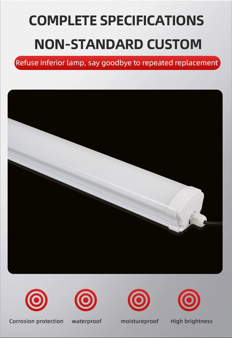 Led Tri-Proof Light Tube T8 - Efficient Warehouse Lighting