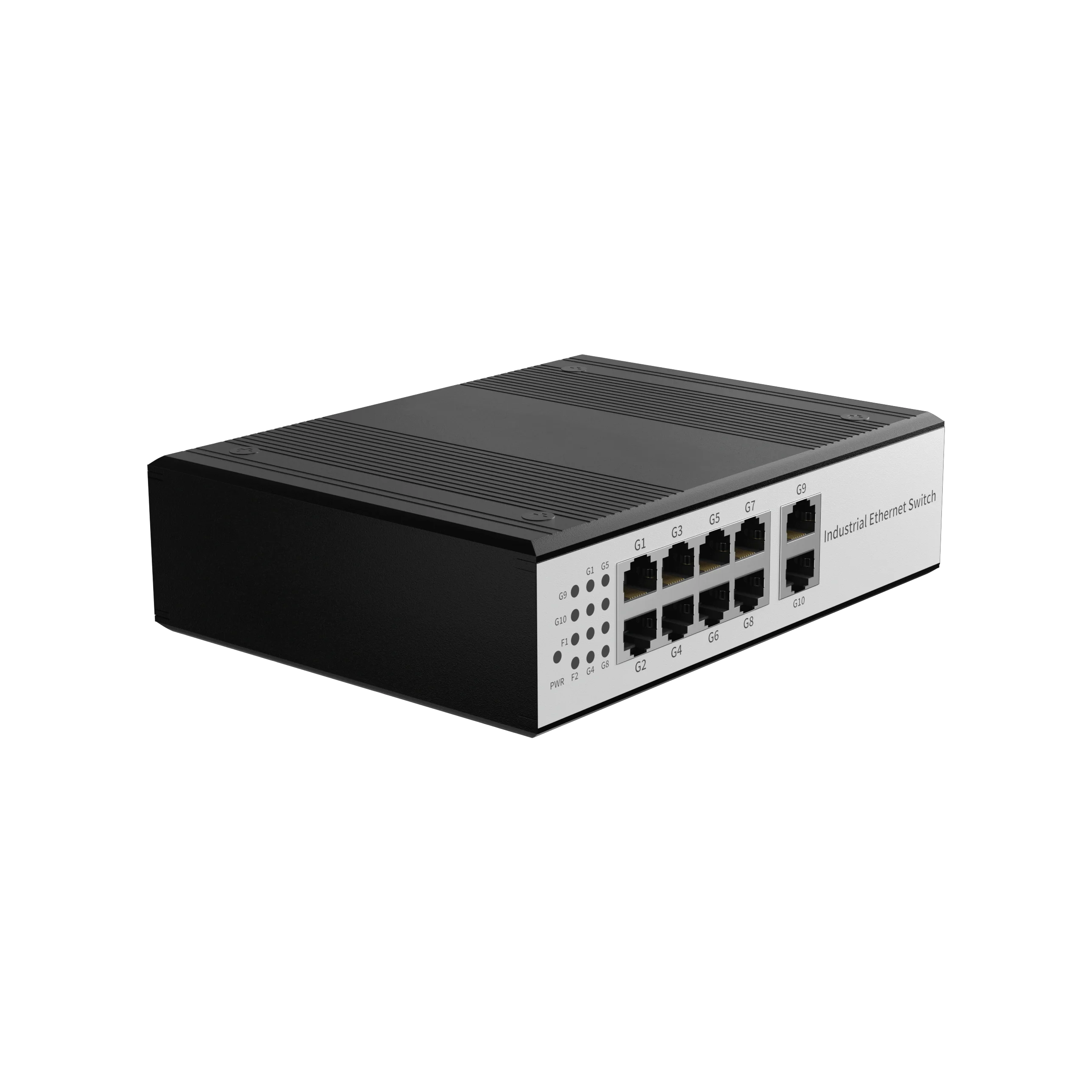 Industrial 10 Ports Gigabit Ethernet Switch 10/100/1000mbps Rj45 Network Switches Dc12-57v Din ...