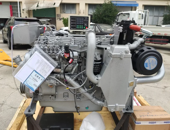 6 Cylinder 4 Stroke Water Cooled Sdec Shanghai Diesel 200hp 300hp 350hp ...