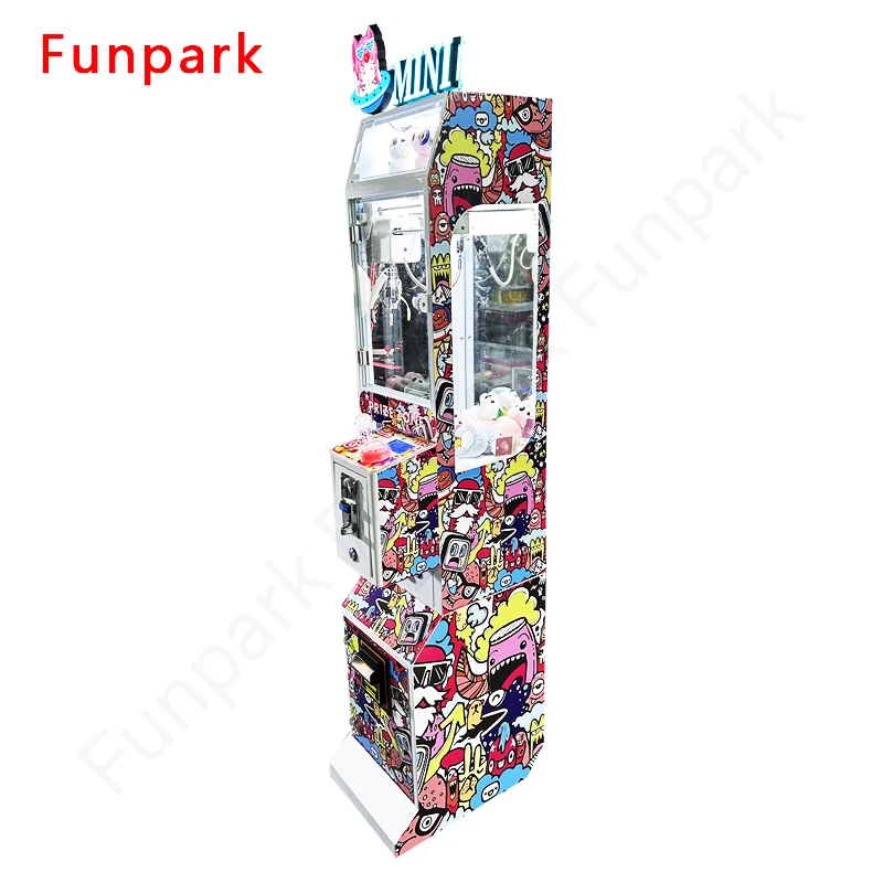 Funpark Coin Operated Mini Claw Crane Machine Arcade Game