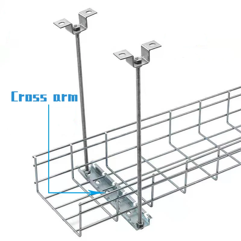 C Type Galvanized Wire Mesh Cable Management Tray Duct Tray Sharp Edge ...
