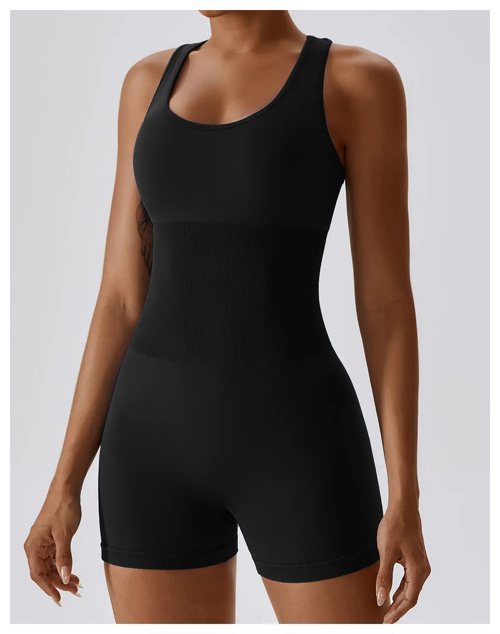 One Piece Running Workout Suit - High Stretch & Breathable